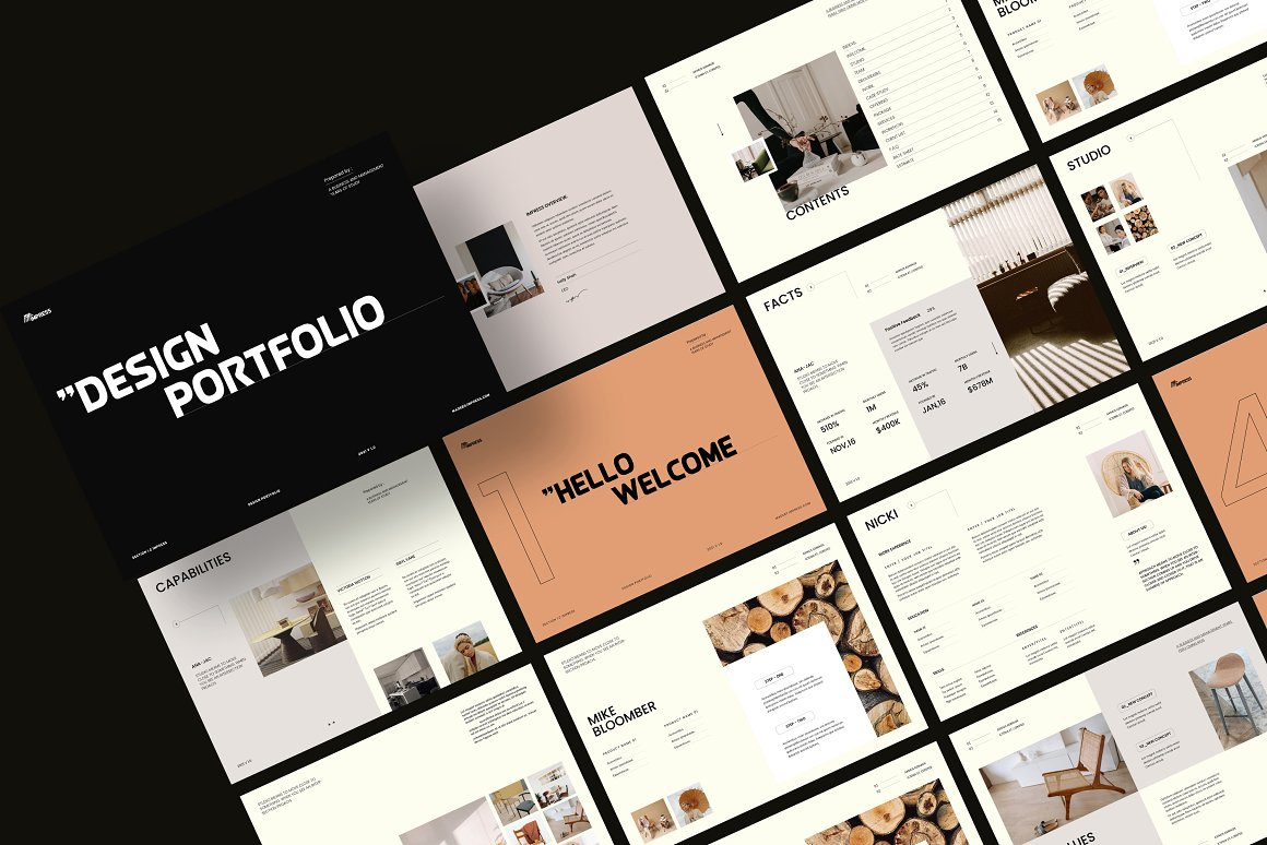 Impress/Design Portfolio Template #8 by FPStudio on Dribbble