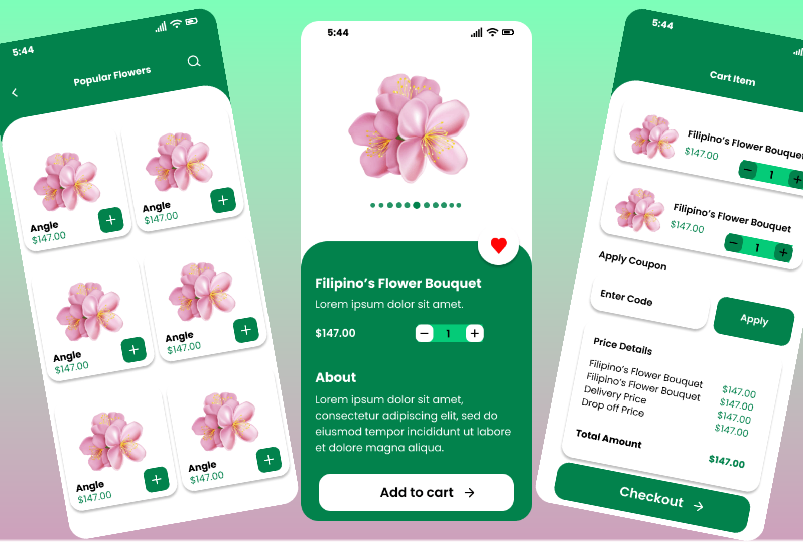 FLOWER ORDERING SITE by Fortune Ivo on Dribbble