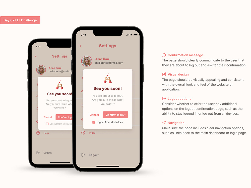 Logout Confirmation Designs Themes Templates And Downloadable Graphic