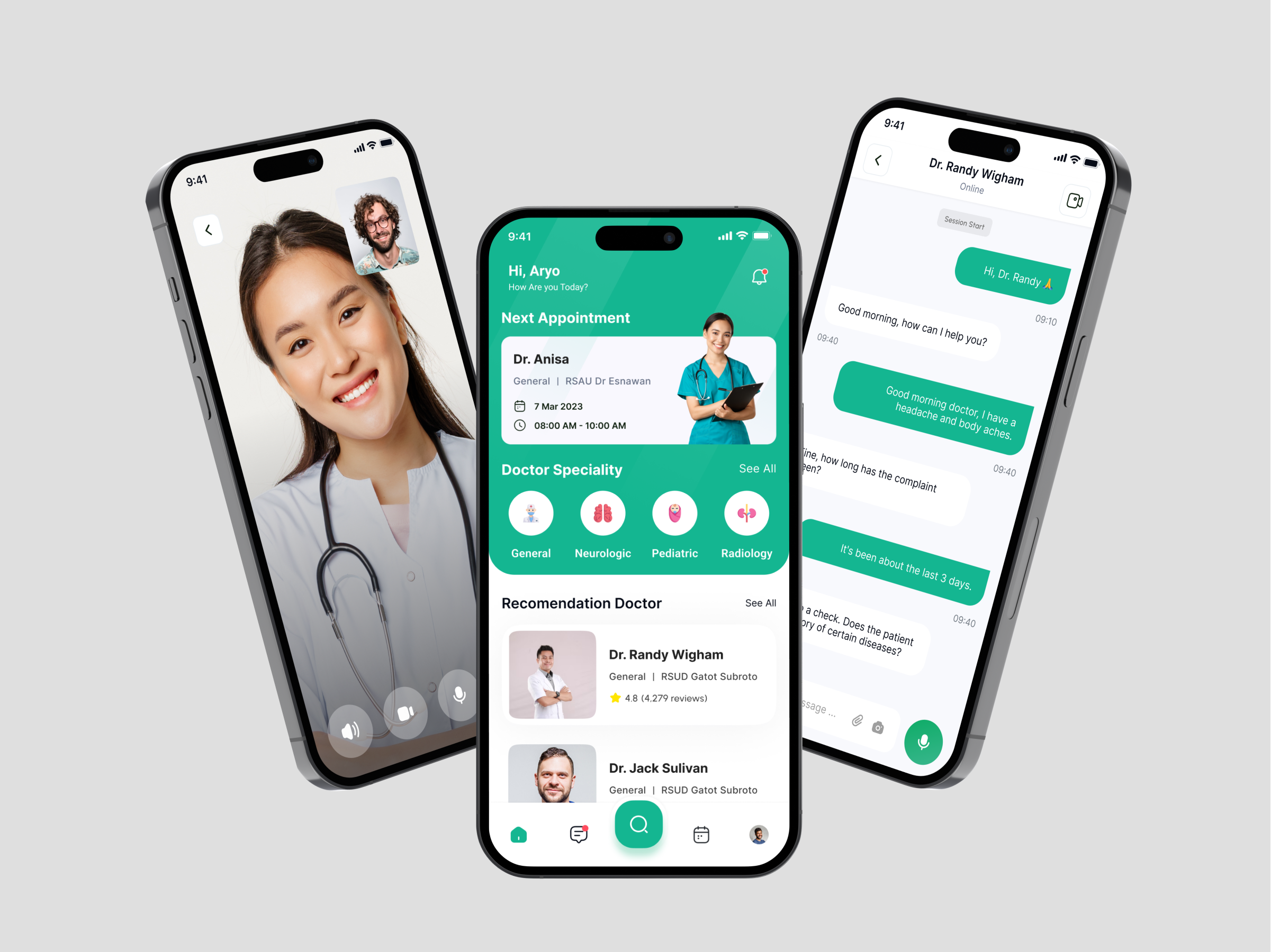 Eclinic - HealthCare Mobile App by Aryo Romadhon for Hatypo Studio on Dribbble