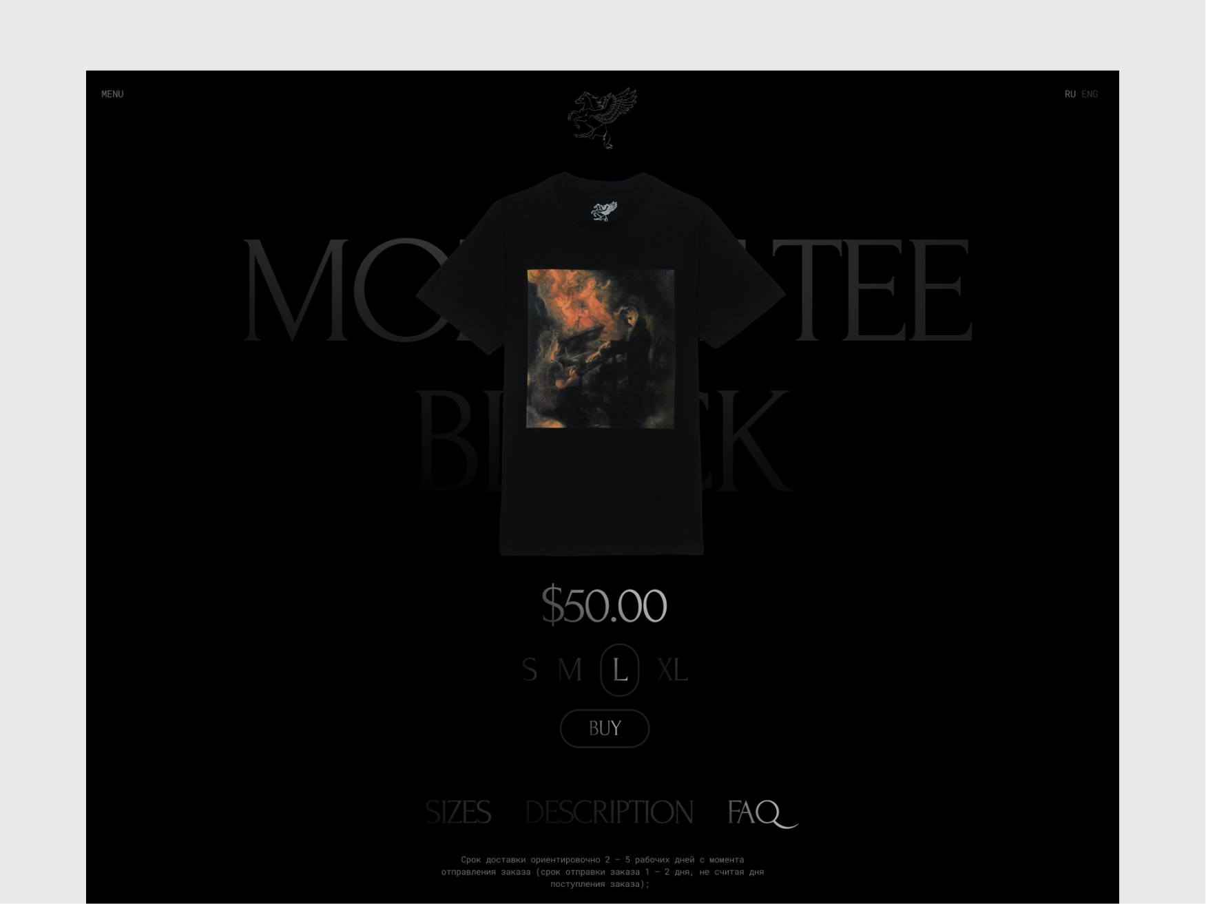 Promo site for Dead Dynasty by Egor Fadeev on Dribbble