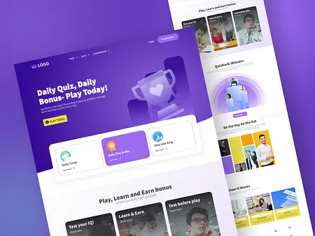 Quiz Website designs, themes, templates and downloadable graphic ...