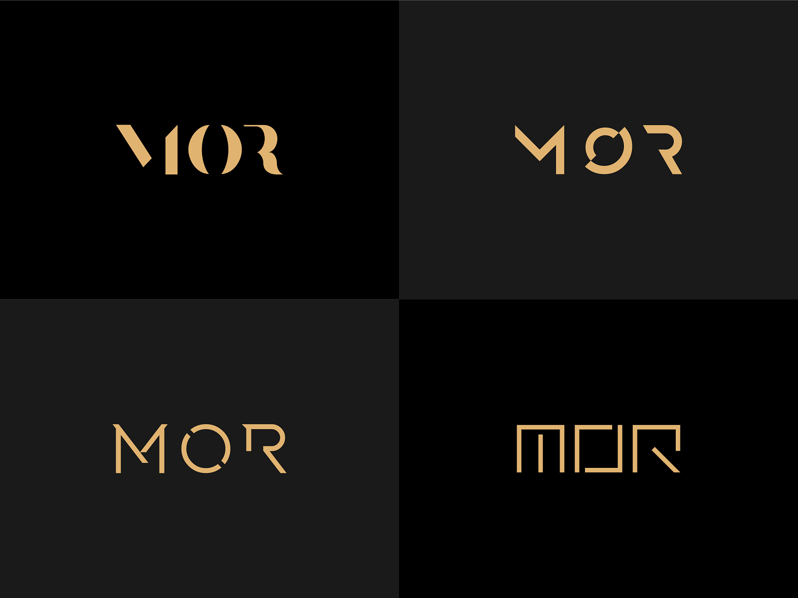 Architecture MOR - Logos by Insigniada - Branding Agency on Dribbble