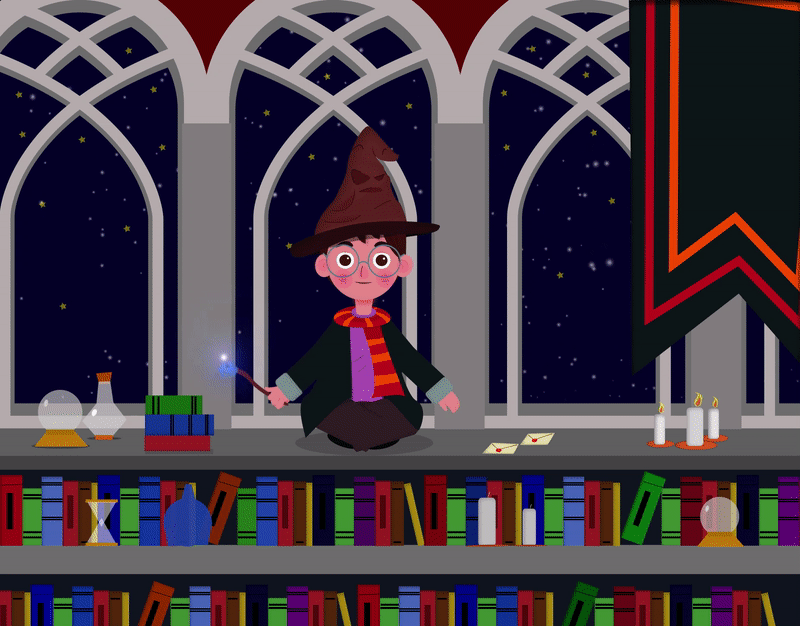 Harry Potter Loop animation by Aziz Haziyev on Dribbble