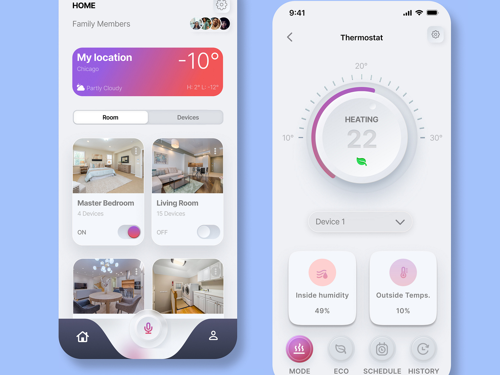 Smart Home App By Zarina On Dribbble