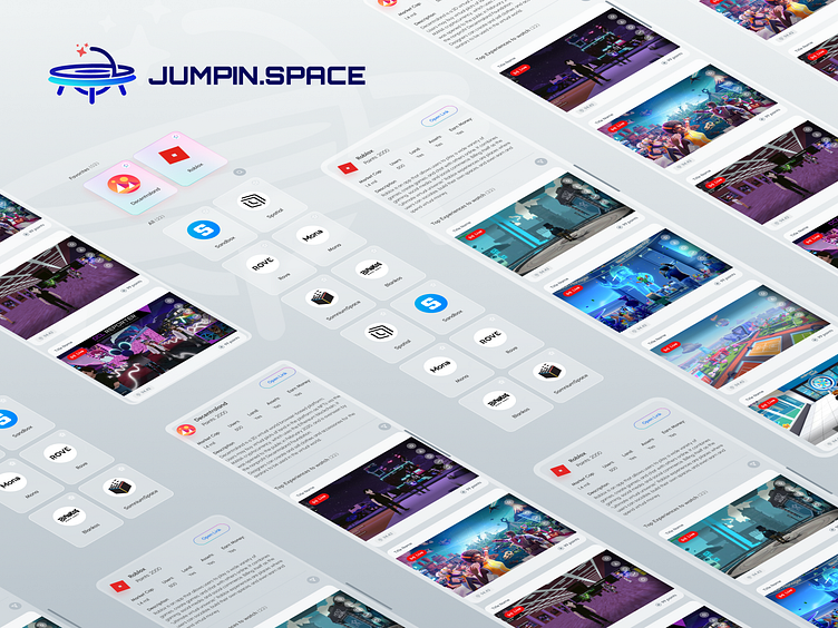 JUMPIN.SPACE - concept design by Lina Ghimp on Dribbble