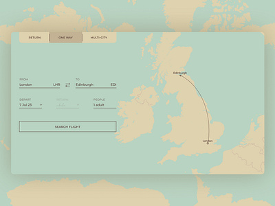 Flight Search by Viktory Grekova on Dribbble