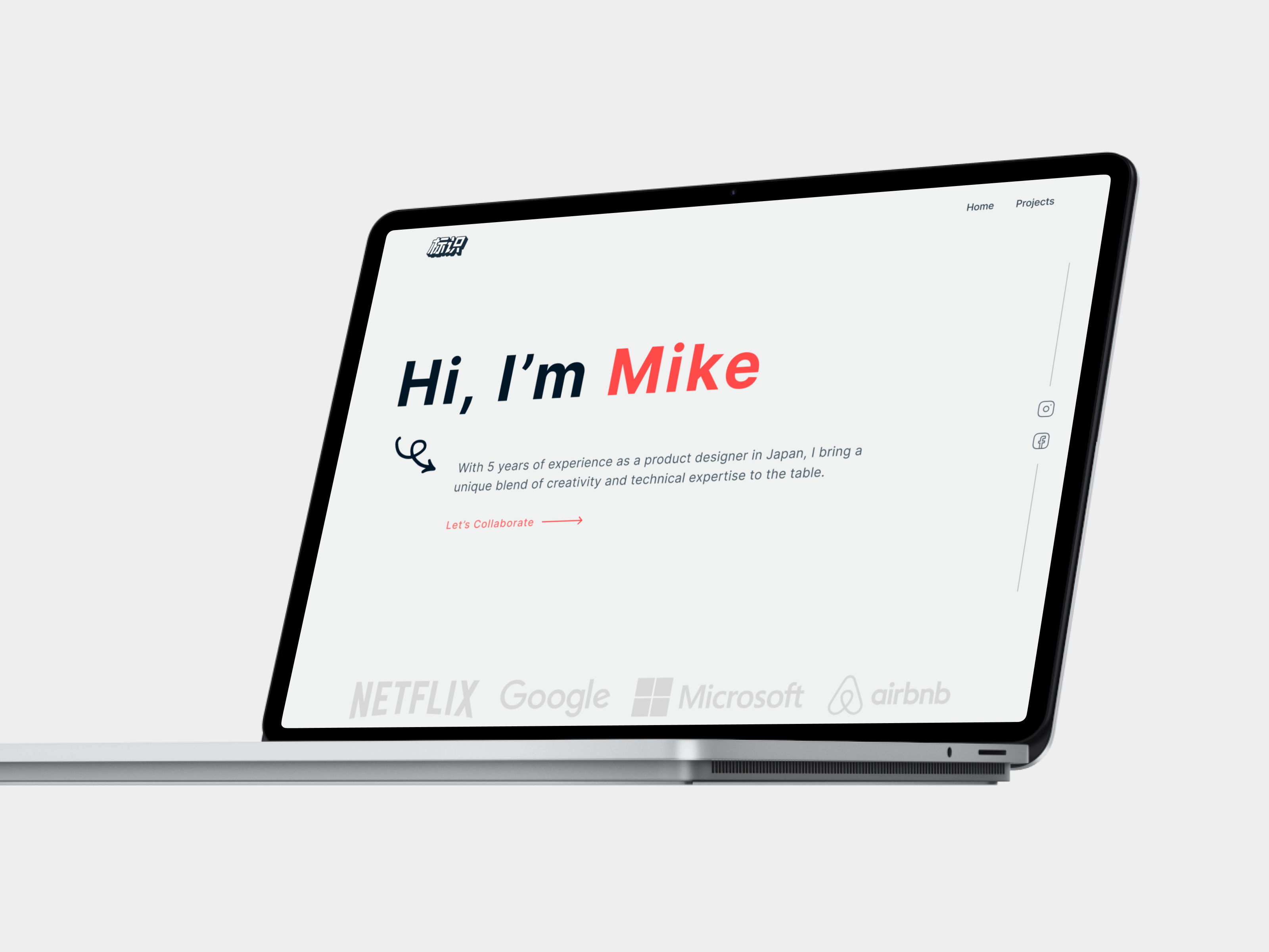Mike - Personal Portfolio Website by Dimas Imameza for Matriks Studio on Dribbble