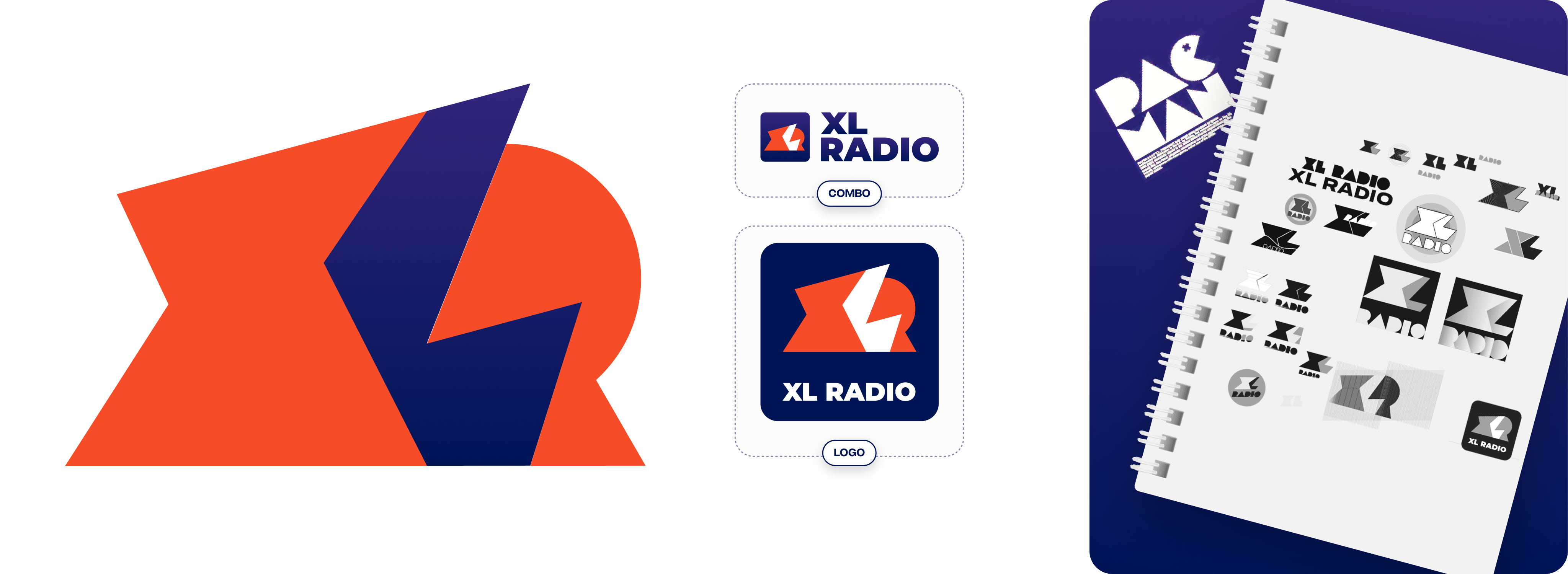XL Radio Brand Identity by Thierry Paré on Dribbble
