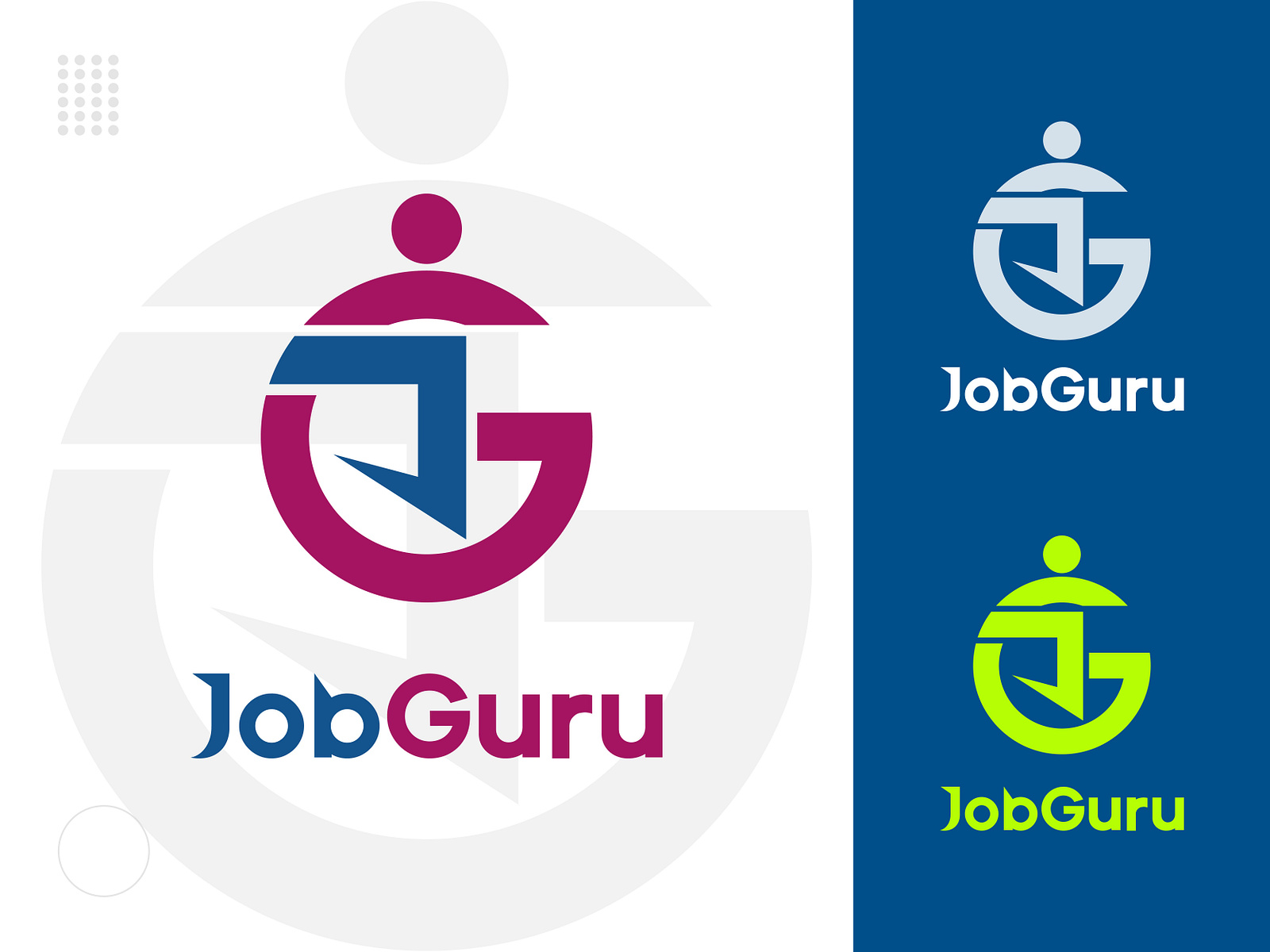 JobGuru Logo Design. Modern Logo. Typogra Logo. Business Logo. by Harun ...