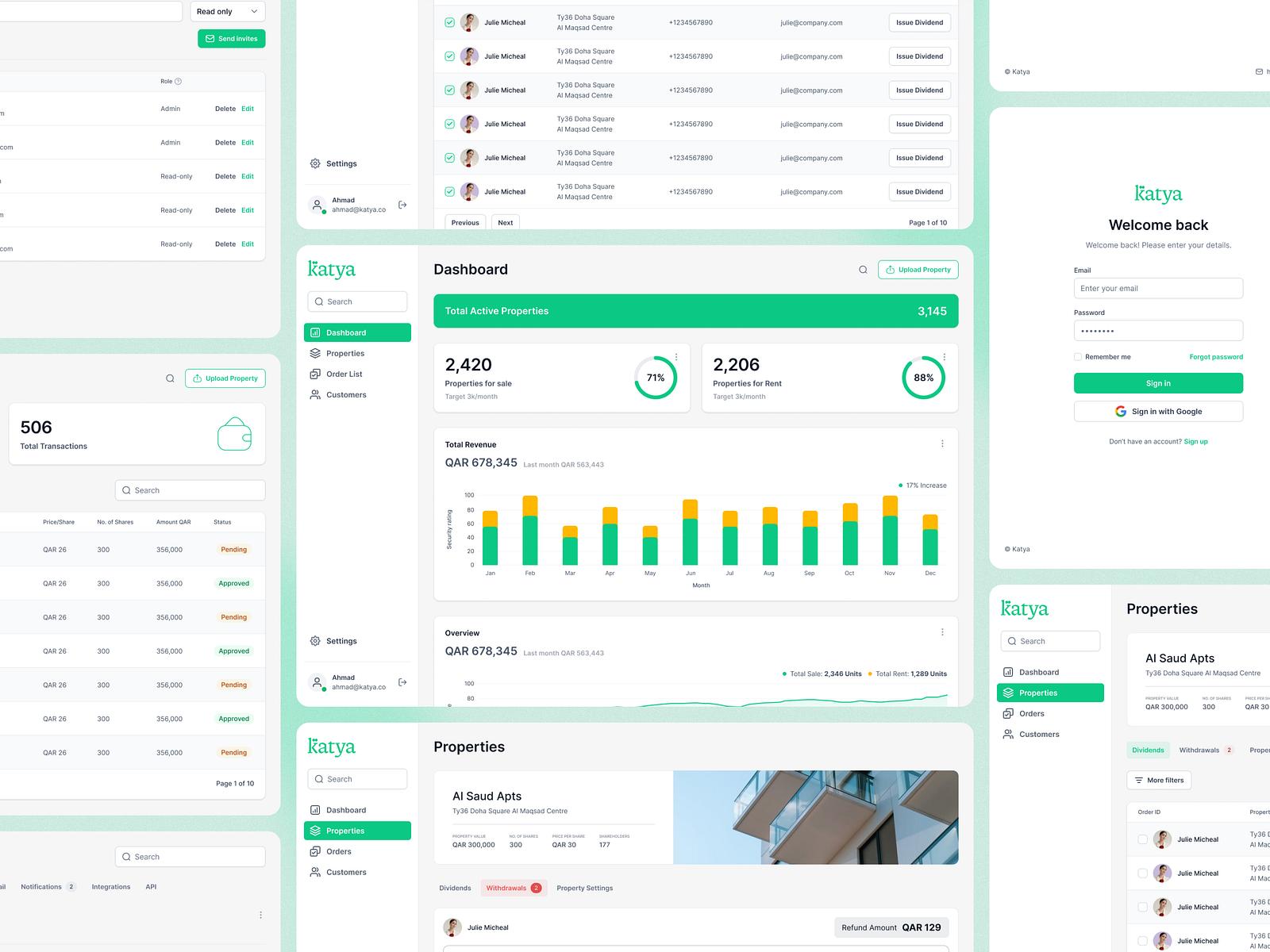 Web App Screens by Credible Design on Dribbble