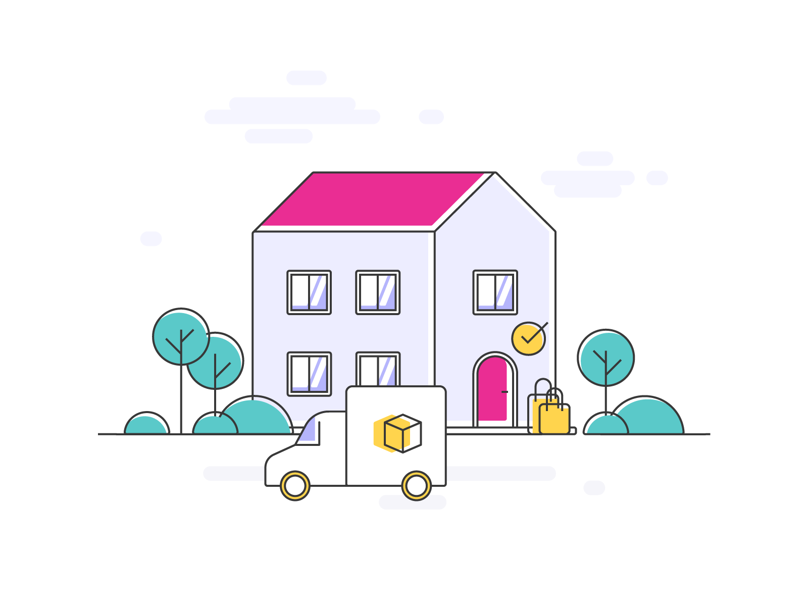 Shipping Animation by melindula for SVGator on Dribbble