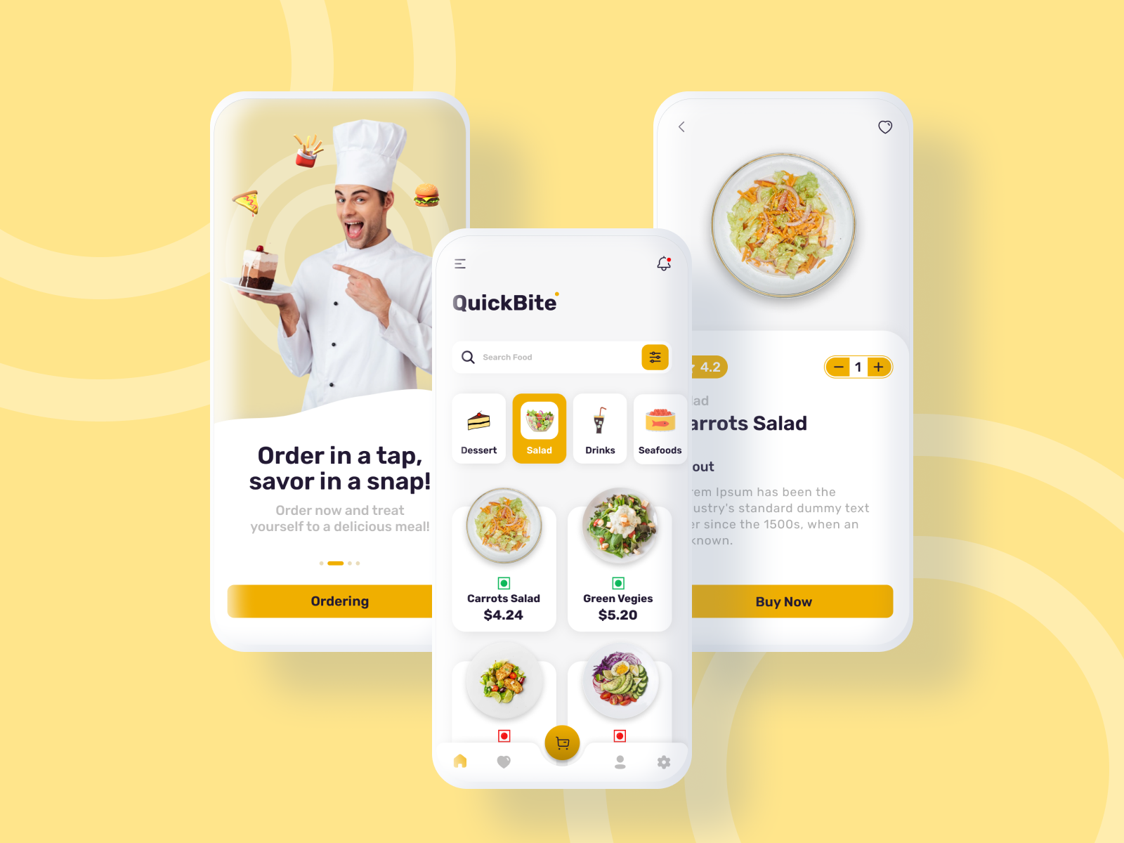 QuickBite - Food Delivery App UI by iCoderz Solutions on Dribbble