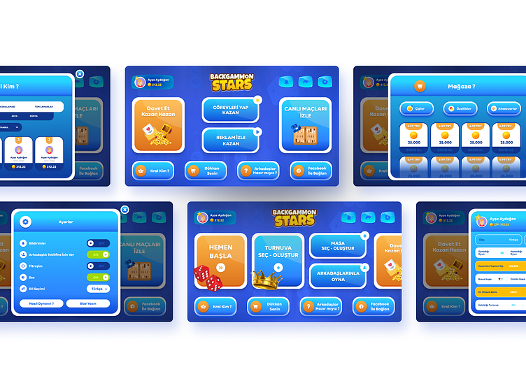 Game Interface Design by Selim Enes Sipahi on Dribbble