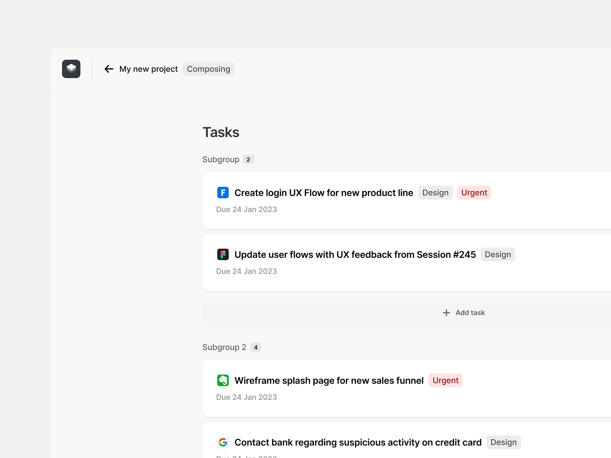 Stratis UI - Task list by Monty Hayton on Dribbble
