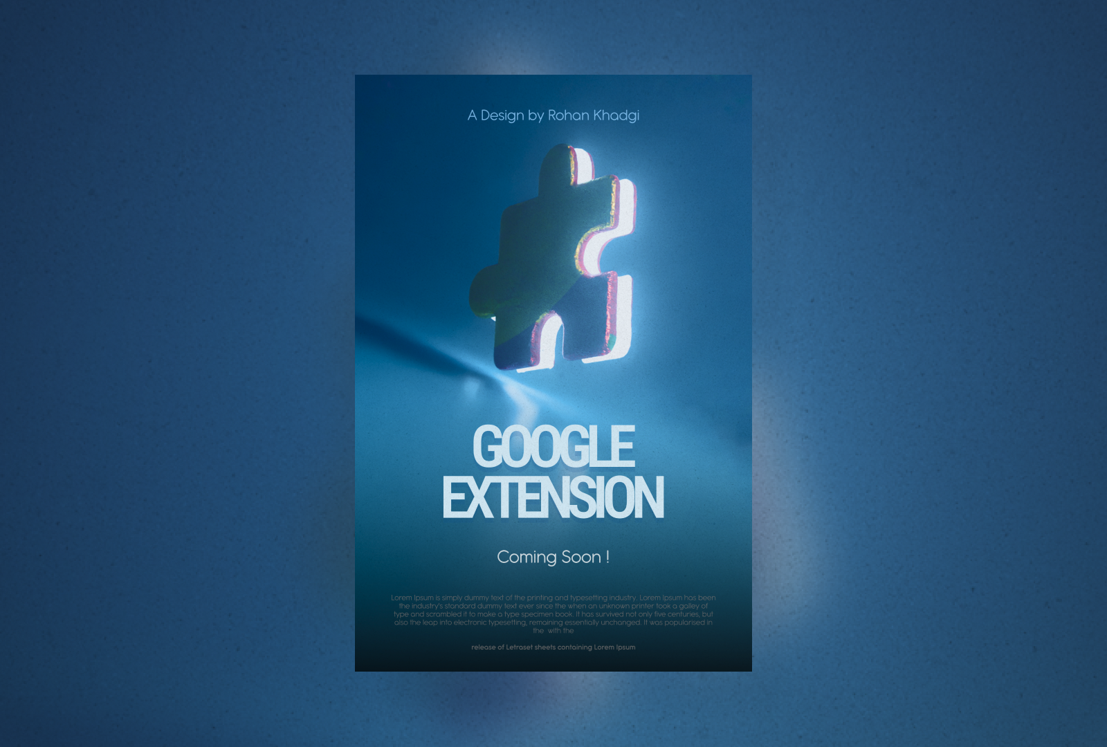 Google extension movie poster by Rohan Khadgi on Dribbble