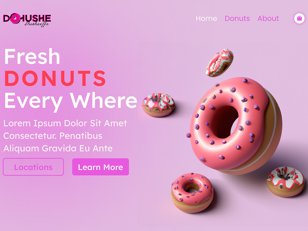 Donut Website designs, themes, templates and downloadable graphic ...