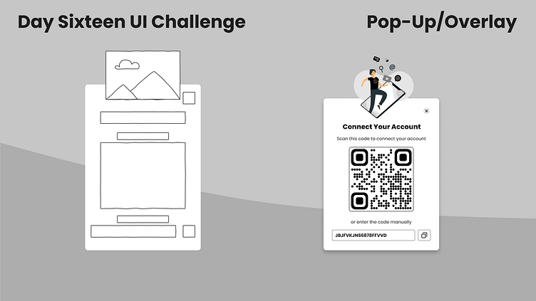 Day 16 UI Challenge - Pop-Up/Overlay by Sofia Nóbrega on Dribbble