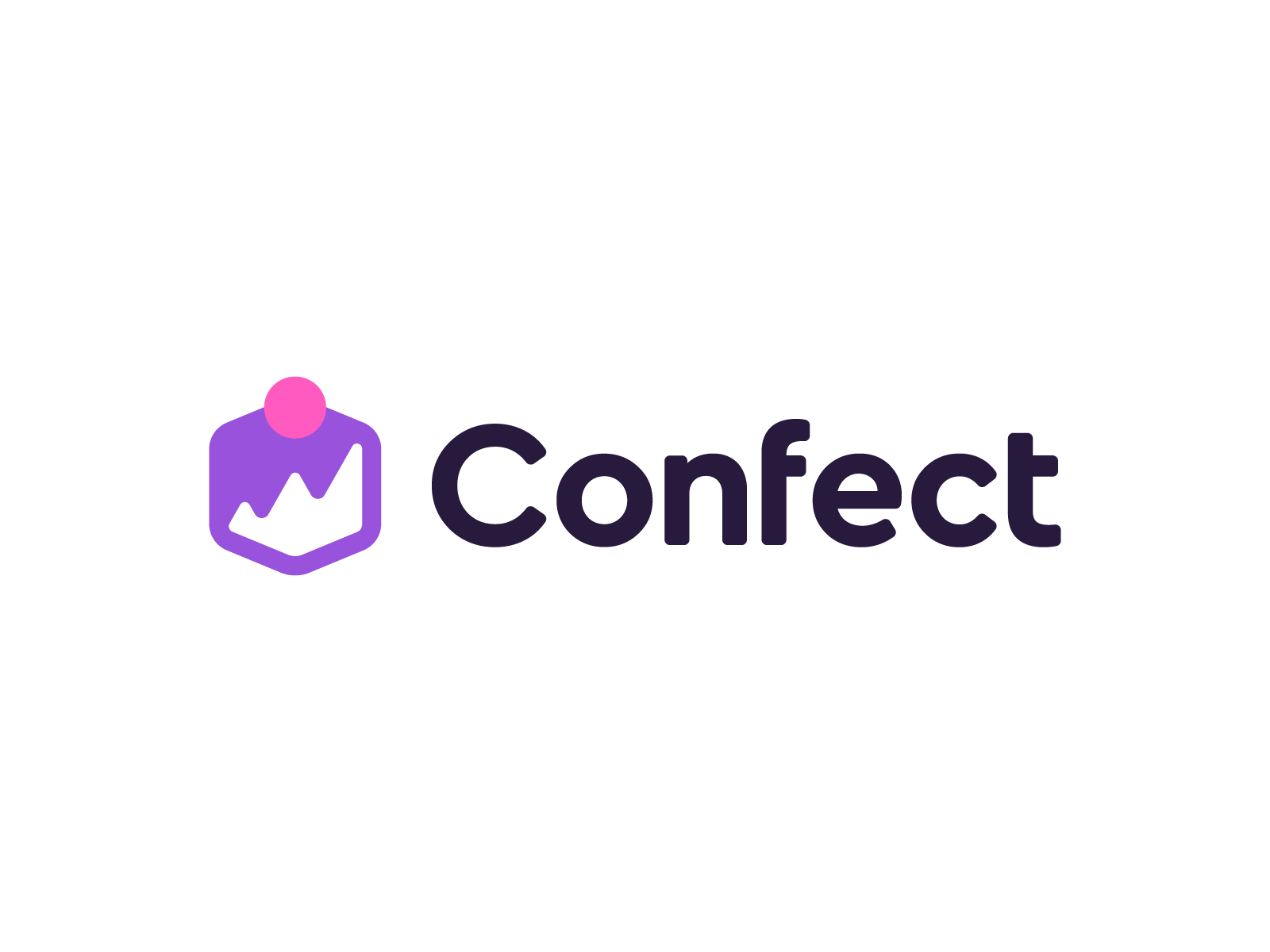 Confect - cake, graph logo by Deividas Bielskis on Dribbble