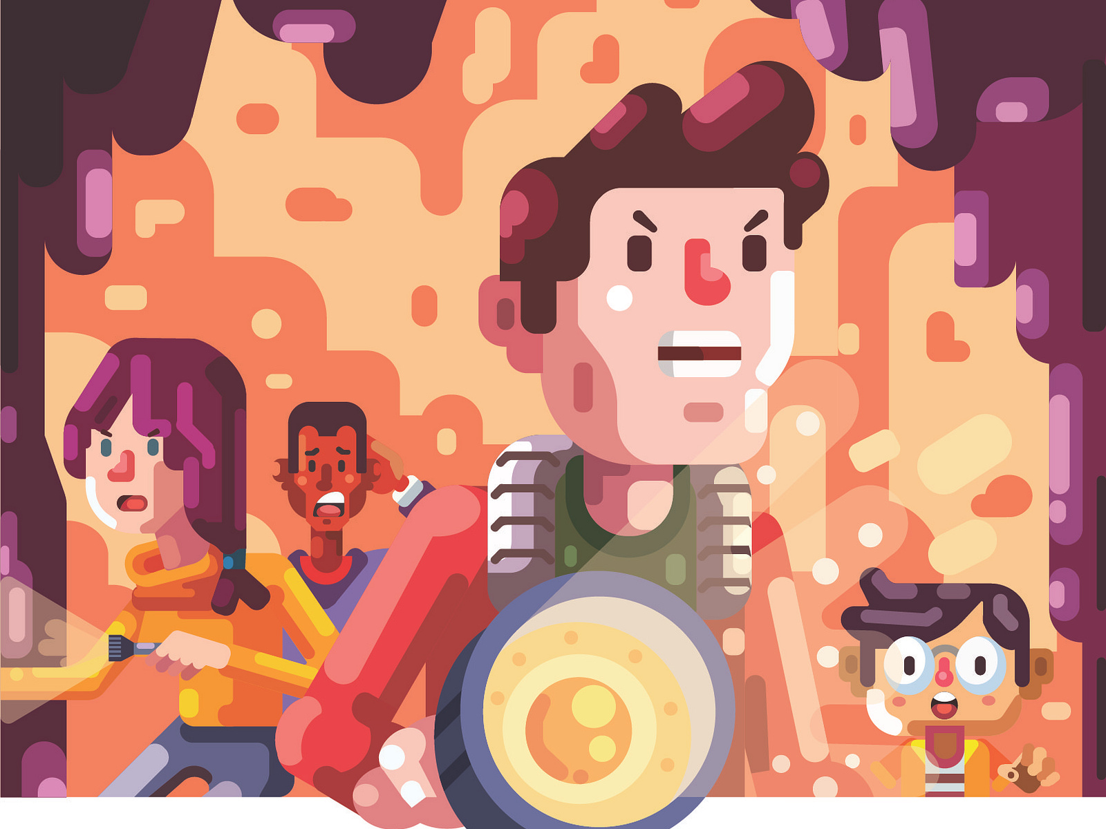 Character Designing with Basic Shapes by Ritik Kumar on Dribbble