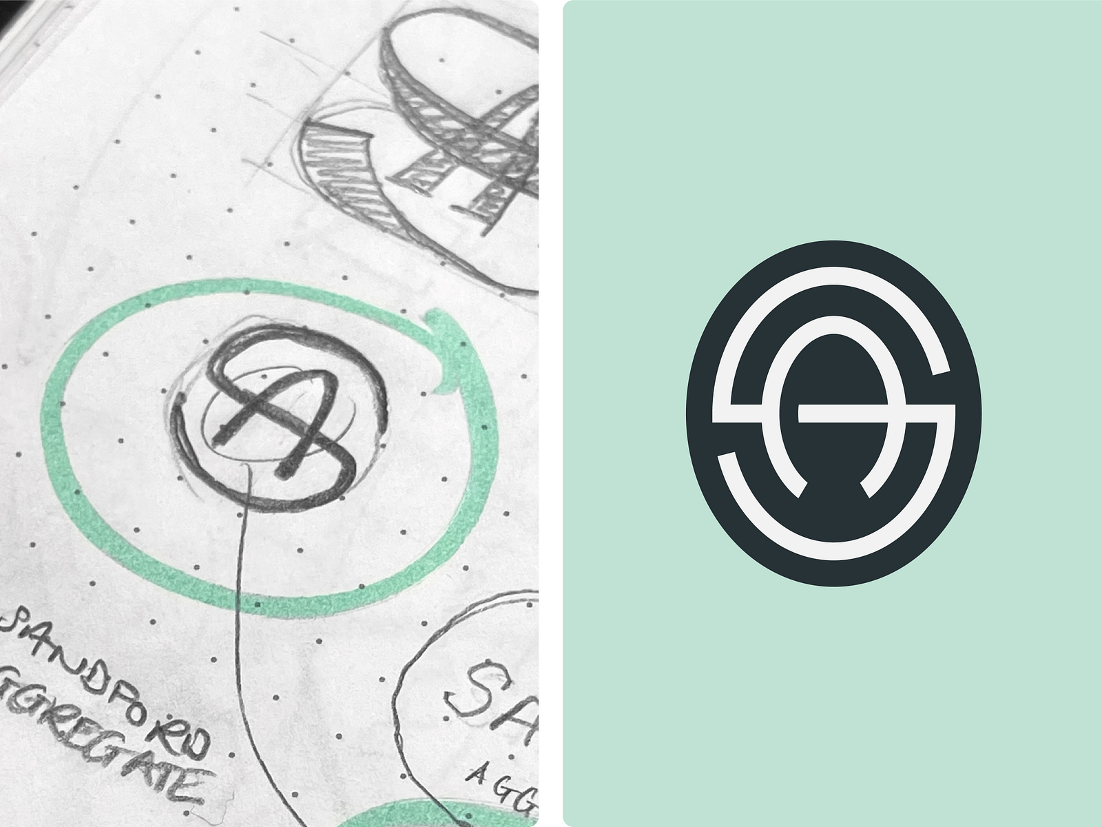Sandford Aggregate logo design by Jack Chitty (Chittco) on Dribbble