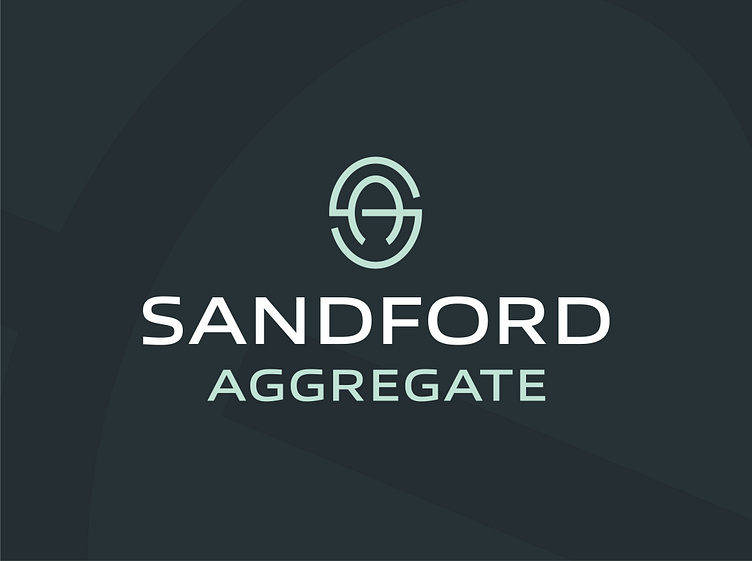Sandford Aggregate logo design by Jack Chitty (Chittco) on Dribbble