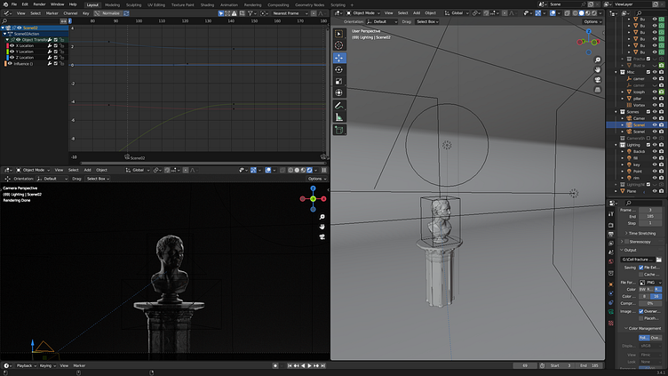 CELL FRACTURE - Animation (Blender) by Aahritya Rajwar on Dribbble