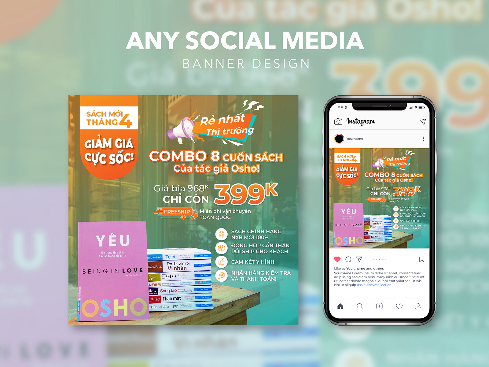 Social Media Design | Book by Trần Lâm Designer on Dribbble