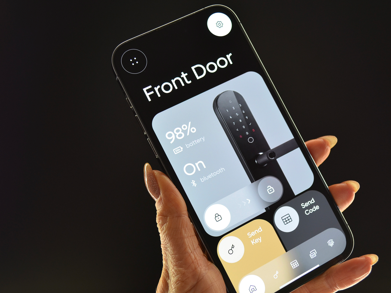 IoT - Smart Lock Mobile App by Mary S. for RonDesignLab ⭐️ on Dribbble