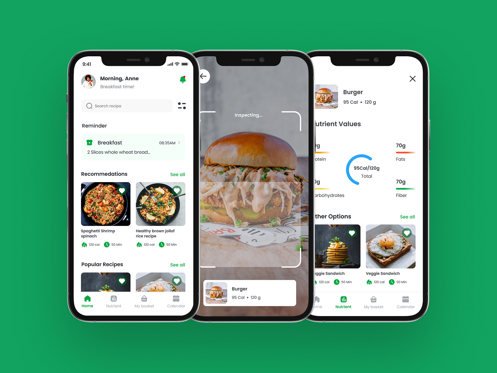 Nutrient Tracking App by Abigail Umemezinem on Dribbble