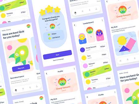Browse thousands of Quiz UI images for design inspiration | Dribbble
