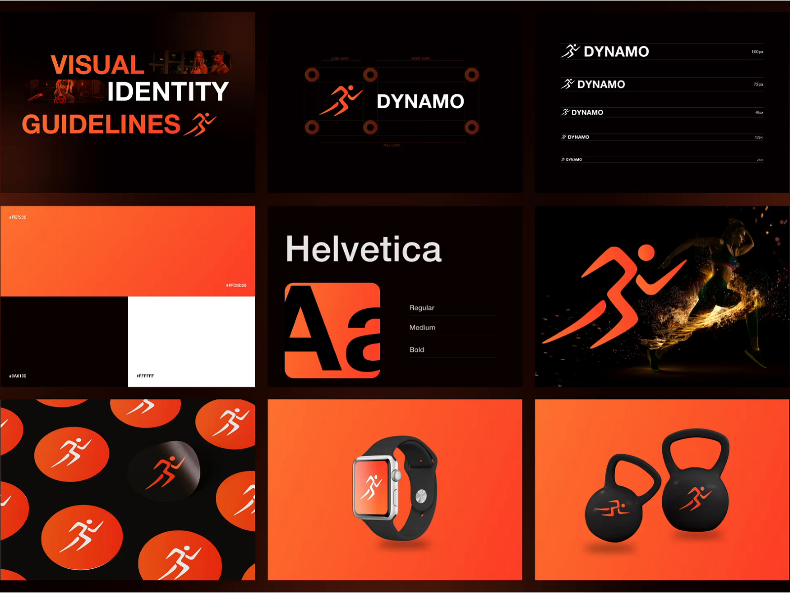 DYNAMO Fitness App Brand Identity by The Seven Studio Design agency on ...