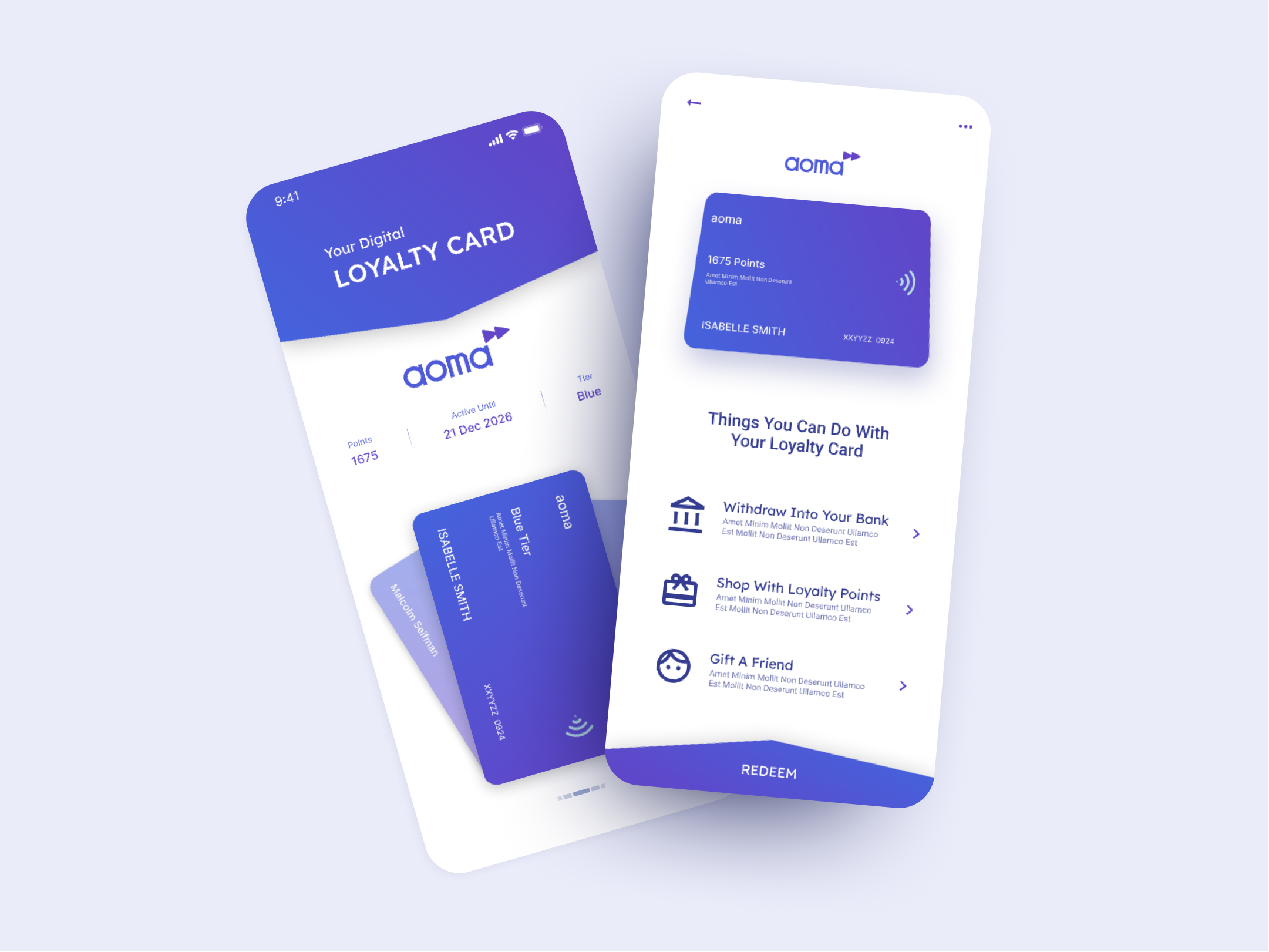 Loyalty Card by Bansy Patel on Dribbble