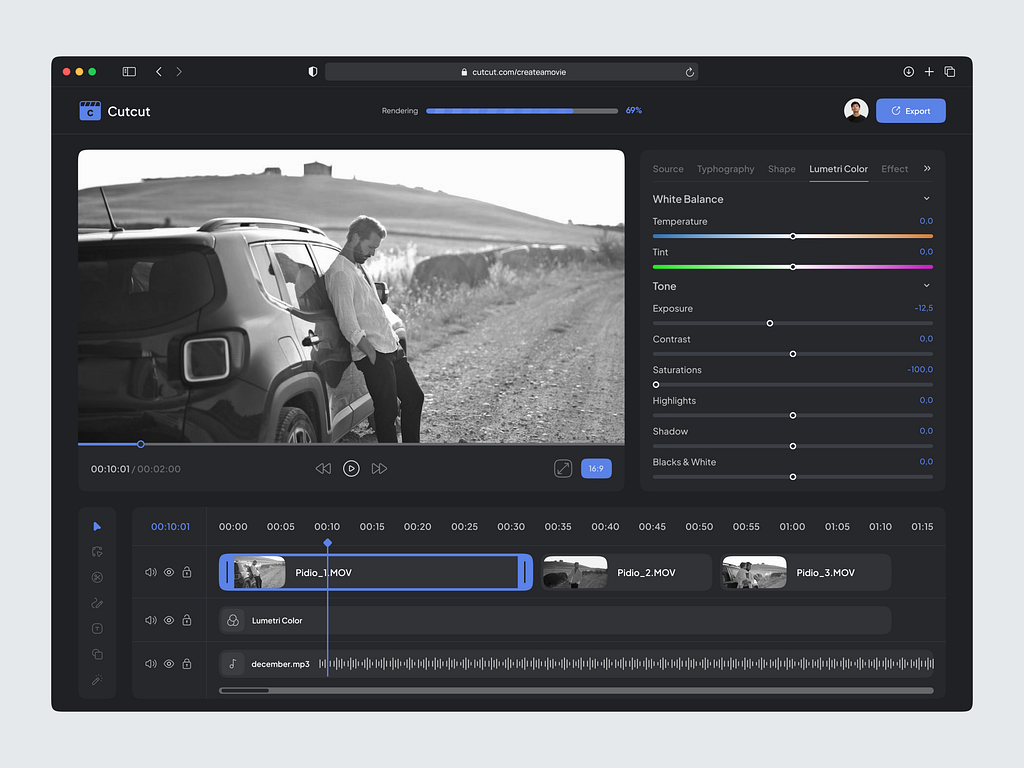 Cutcut - Video Editor Dashboard by Bayu Sasmita🍃 for Caraka on Dribbble