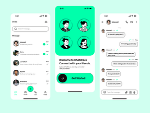 ChatWave Mobile App by Cardino Fransisco on Dribbble