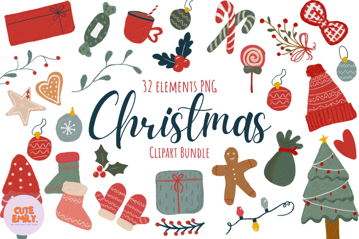 Winter Bundle designs, themes, templates and downloadable graphic ...