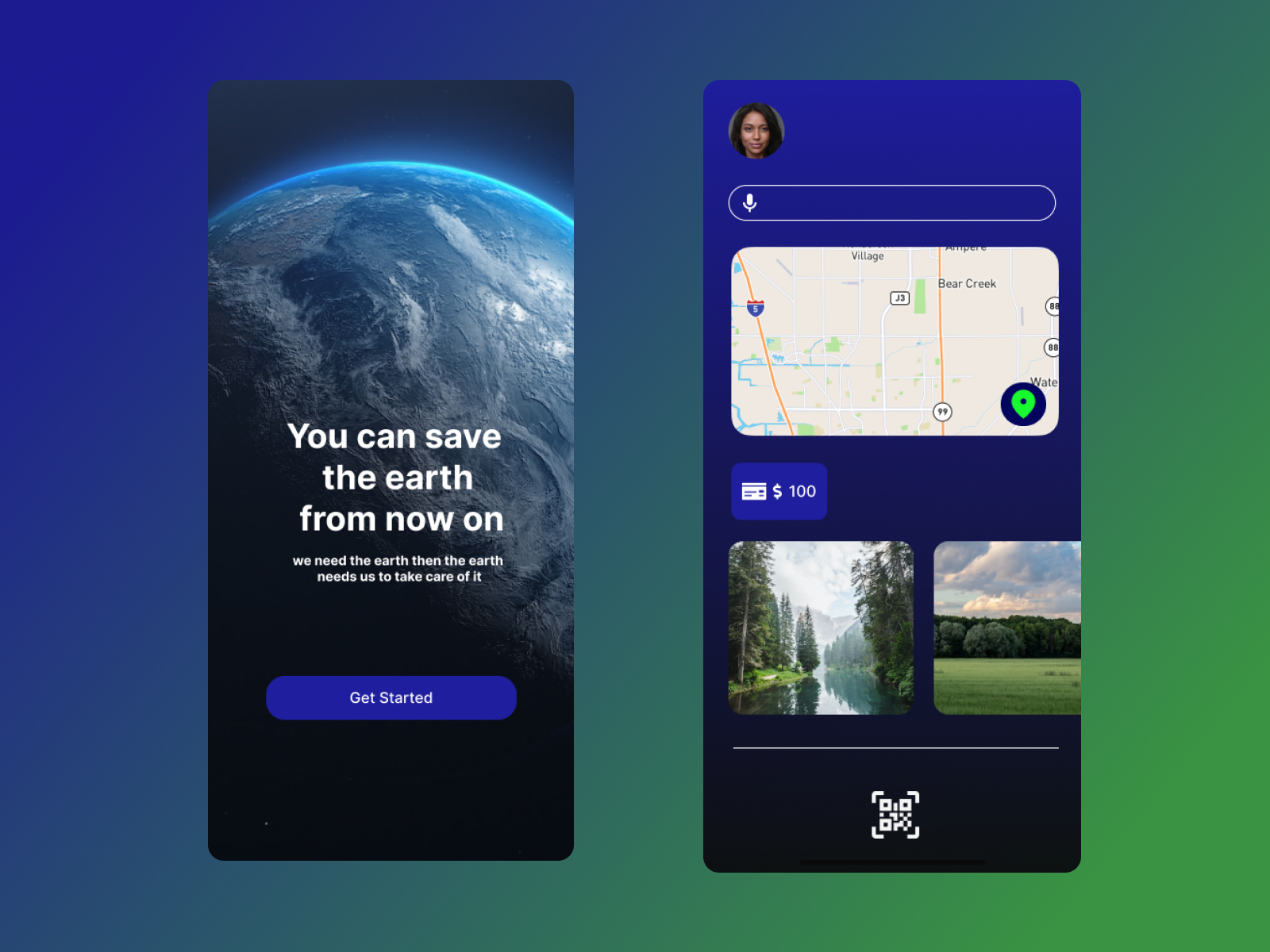 UI App : Care for the earth by Abduldsg on Dribbble