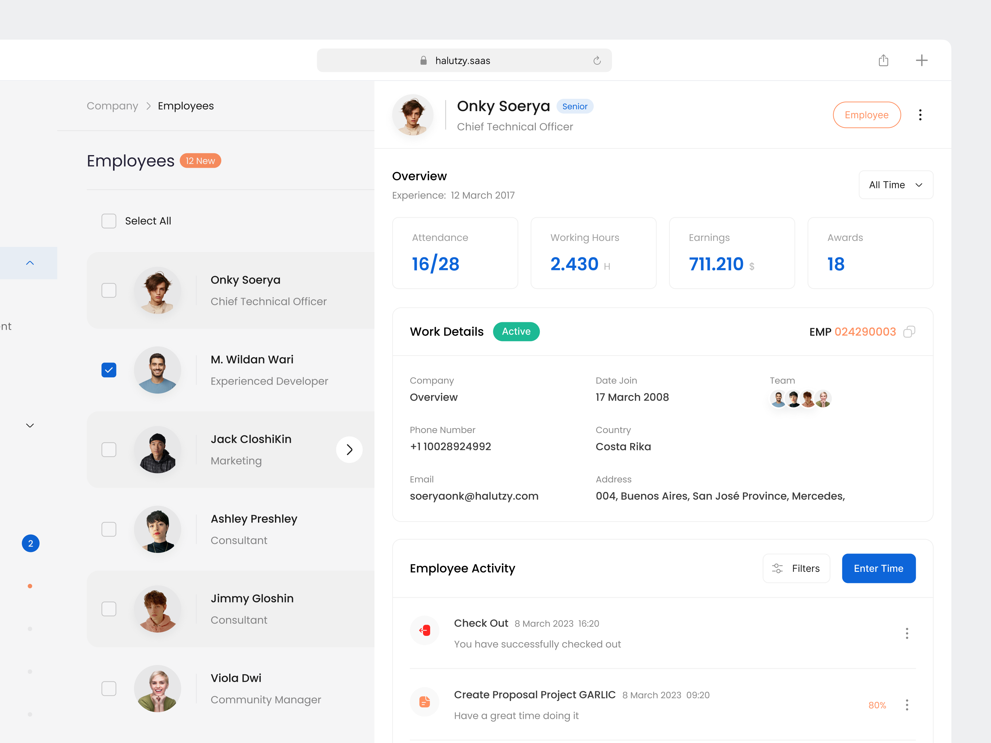 Browse thousands of Employee Table images for design inspiration | Dribbble