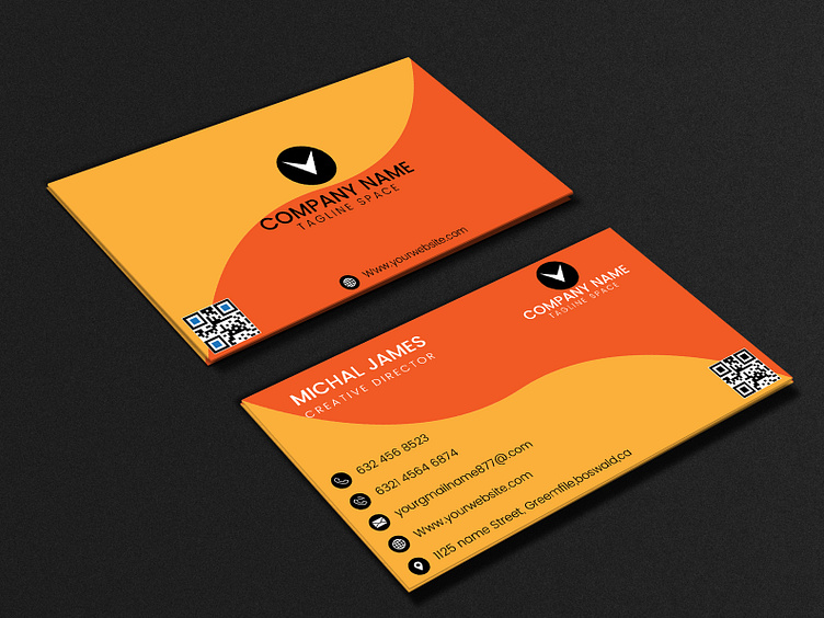 Corporate Business Card Design By Solayman Naim On Dribbble