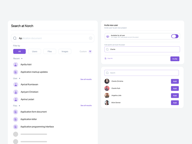 Invite UI designs, themes, templates and downloadable graphic elements ...