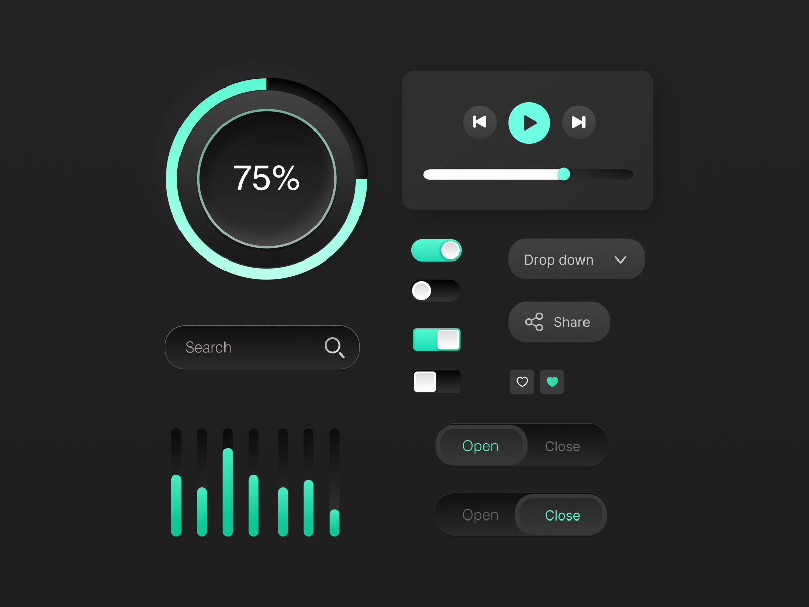 Ui Elements By Mohdshan On Dribbble