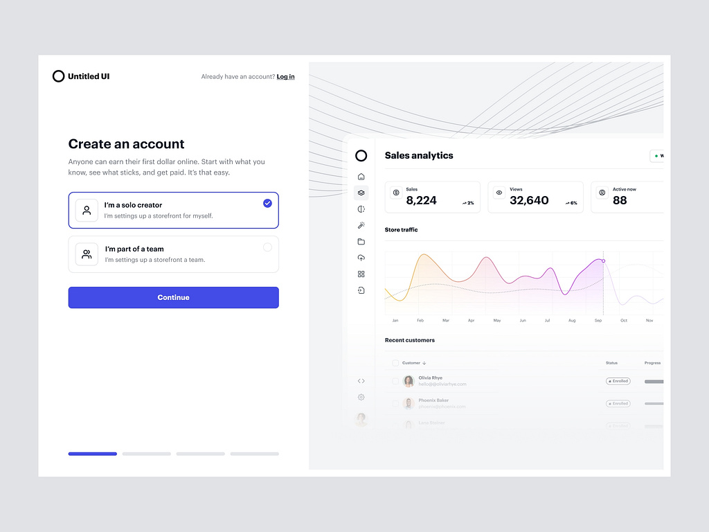 Create account — Untitled UI by Jordan Hughes® on Dribbble