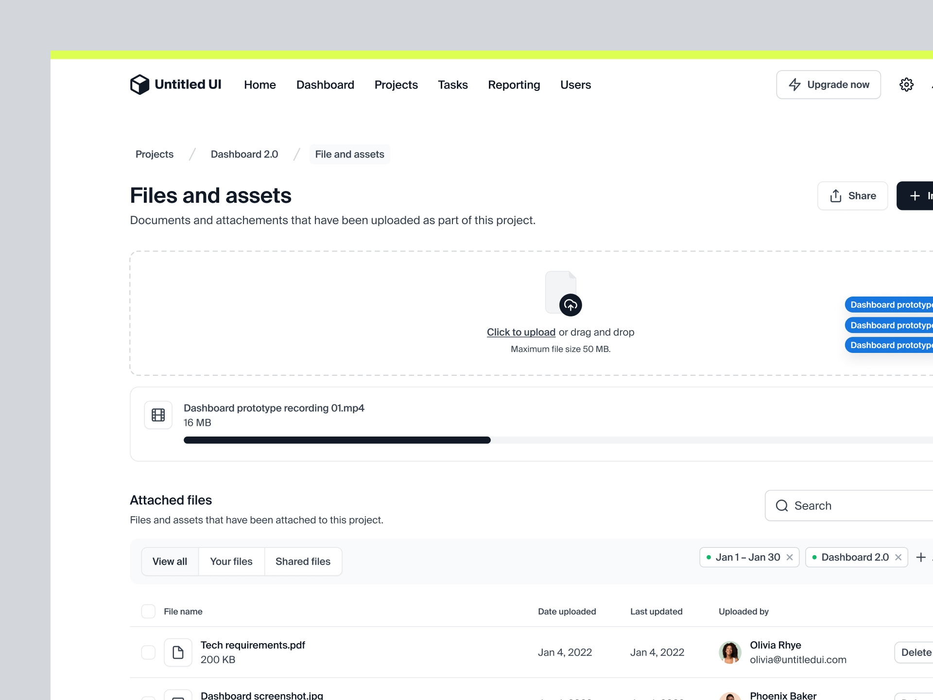 File and asset management — Untitled UI by Jordan Hughes® on Dribbble