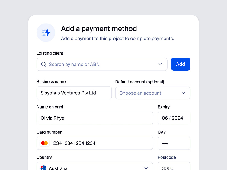 Payment details modal — Untitled UI by Jordan Hughes® on Dribbble