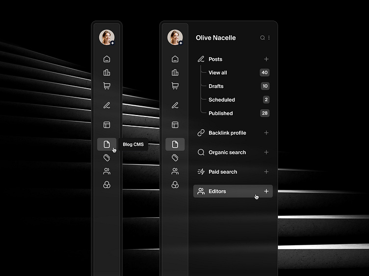 Dual-tier sidebar navigation — Untitled UI by Jordan Hughes® on Dribbble