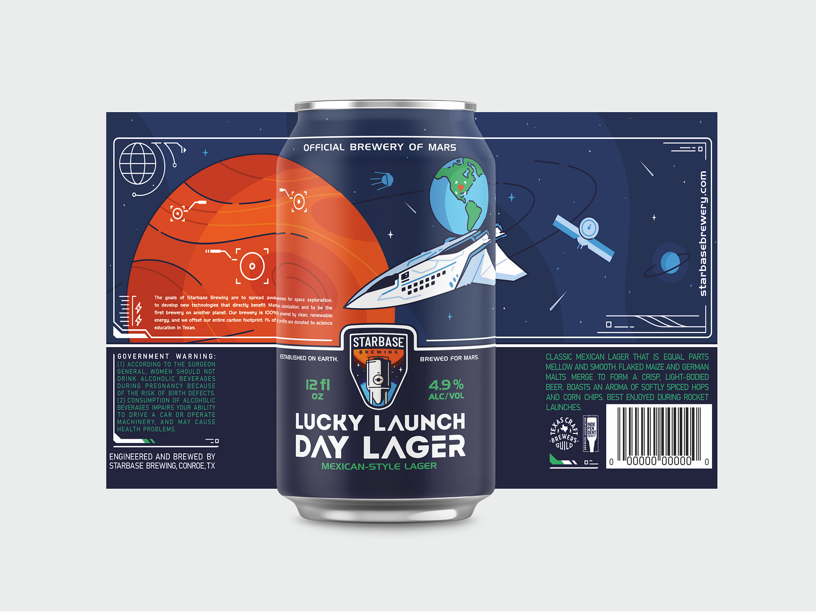 Lucky Launch Day Lager by Aleksandar Savić / Almigor Studio on Dribbble