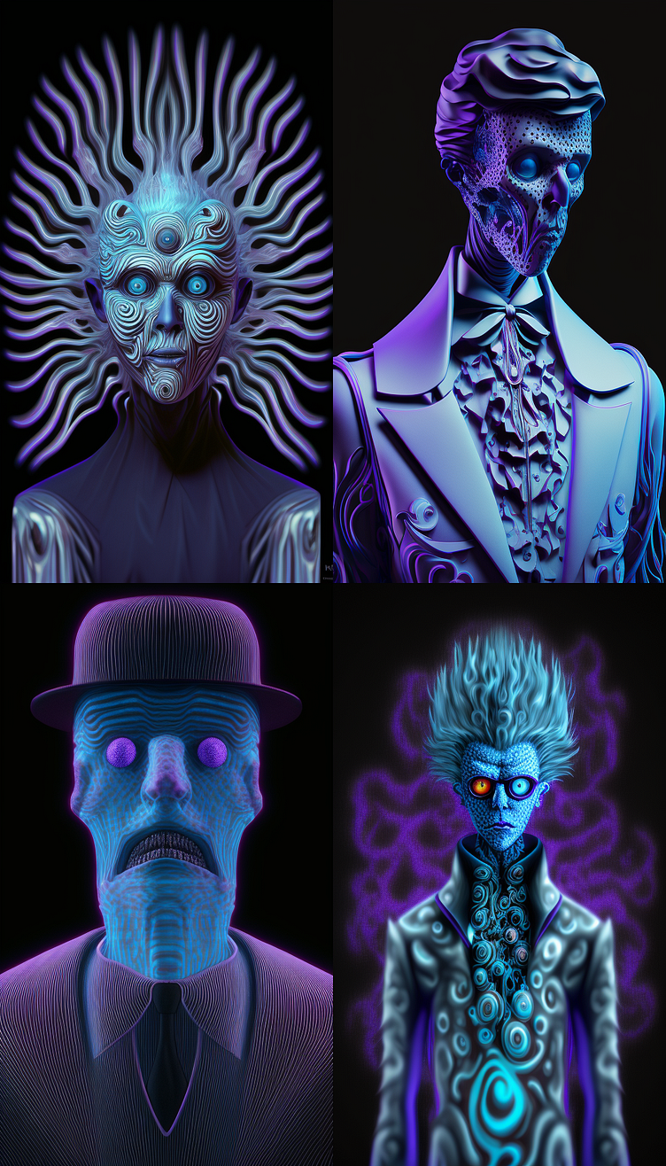 SURREAL PSYCHEDELIC DEMONS | MIDJOURNEY AI ART by Shahbaz Ali Khan on ...