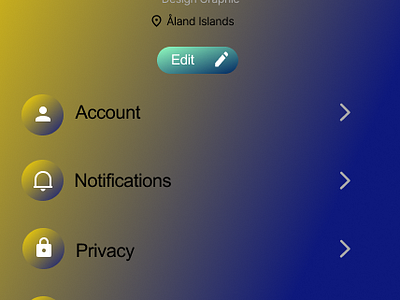 Design Settings UI by atsilia rl on Dribbble