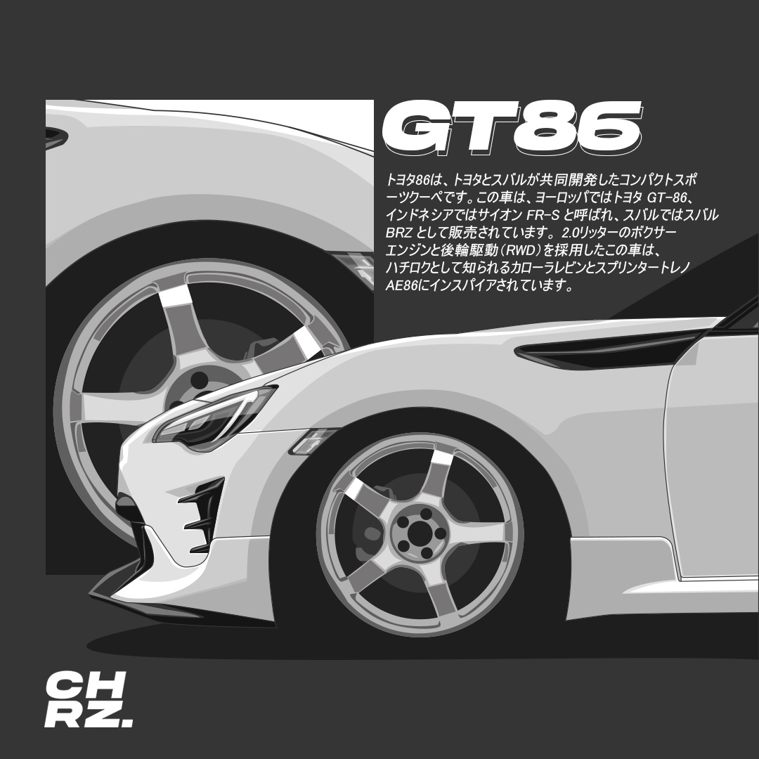 GT86 (Vector Design) by chrz97 on Dribbble