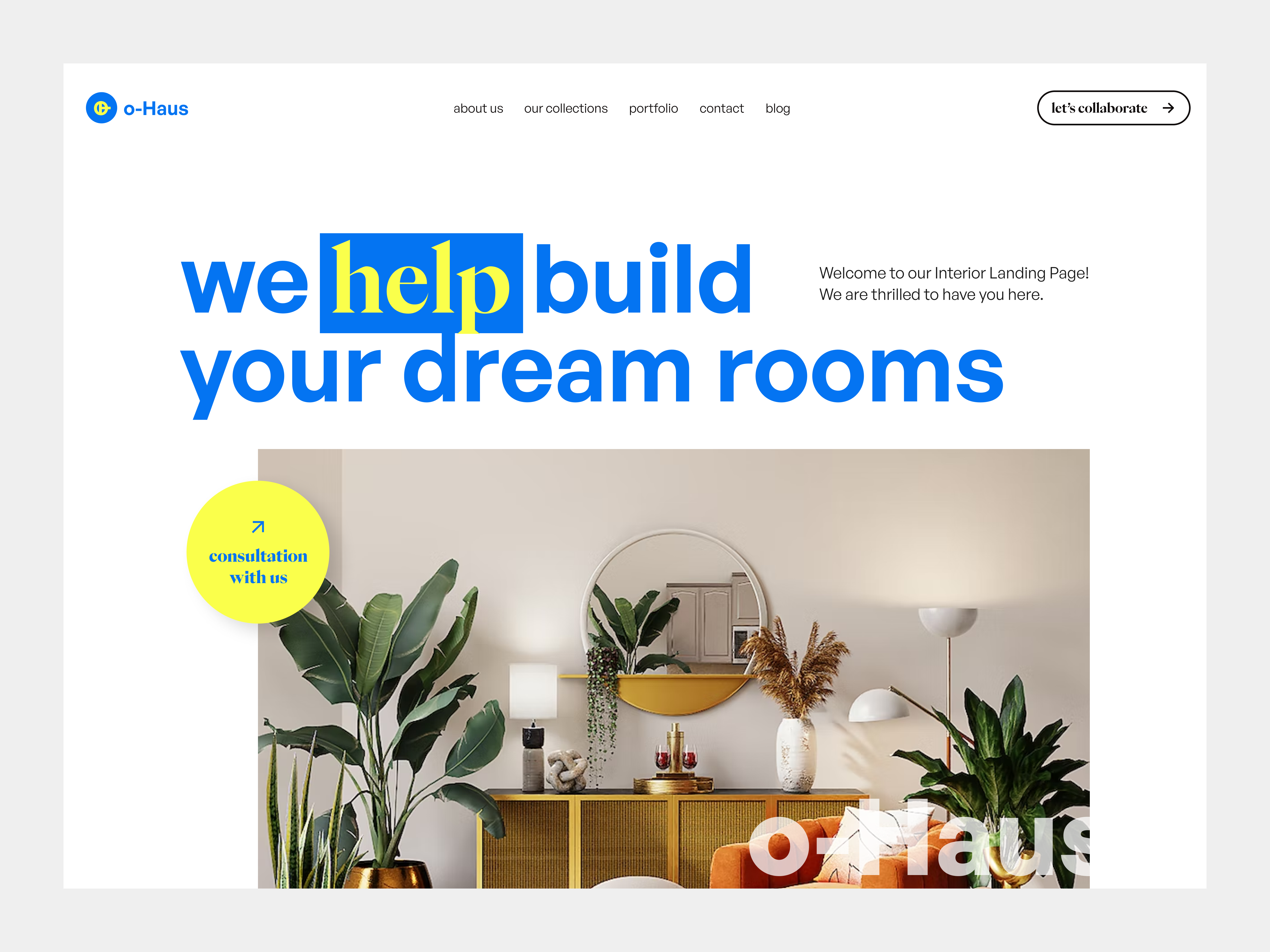 🏠 o-Haus - Interior Firm Landing Page [ANIMATED] by Ozi Thohari for ...